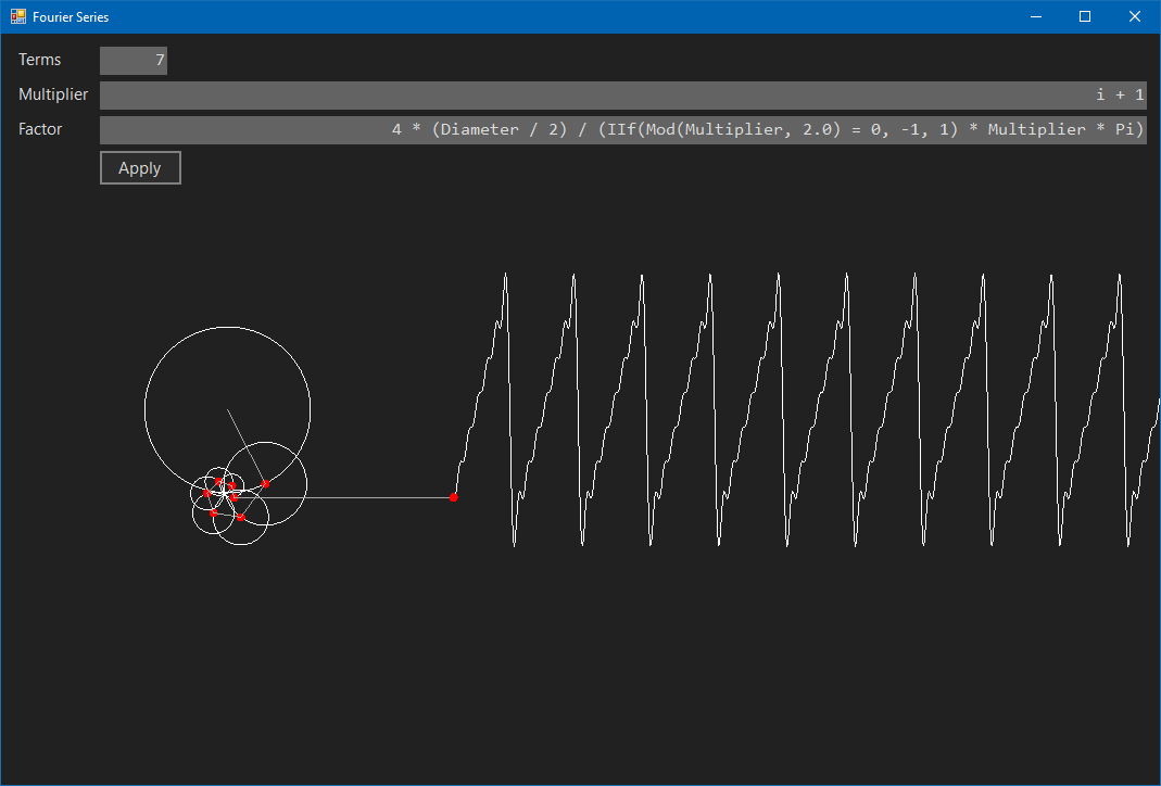 GitHub - morphx666/FourierSeries: Fourier Series Generator