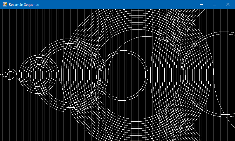 GitHub - morphx666/RecamanSequence: Simple Recamán's sequence visualizer